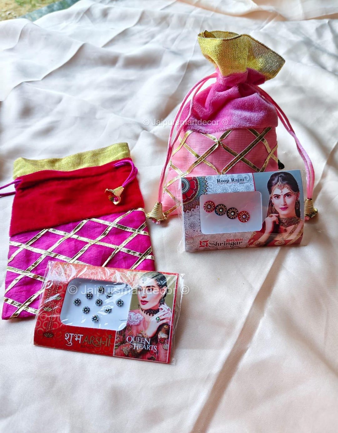 Celebration Combo Pack – Potli Bags and Bindis for Gifting Karwa Chauth ...