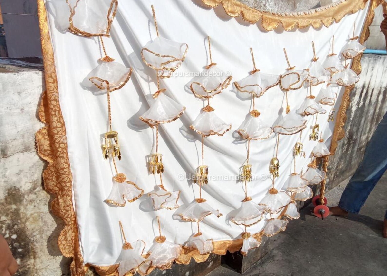 Bridal Entry Chadar Canopy,bollywood Theme Wedding Decor With Kaleera ...