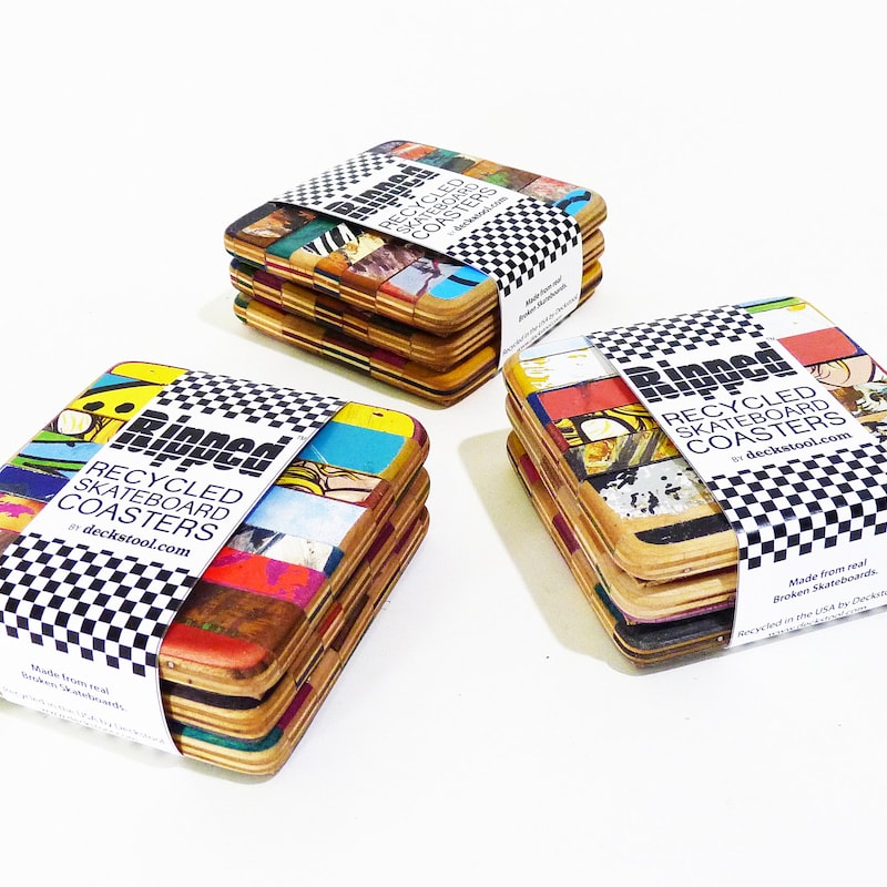 Skateboard Drink Coasters - Etsy