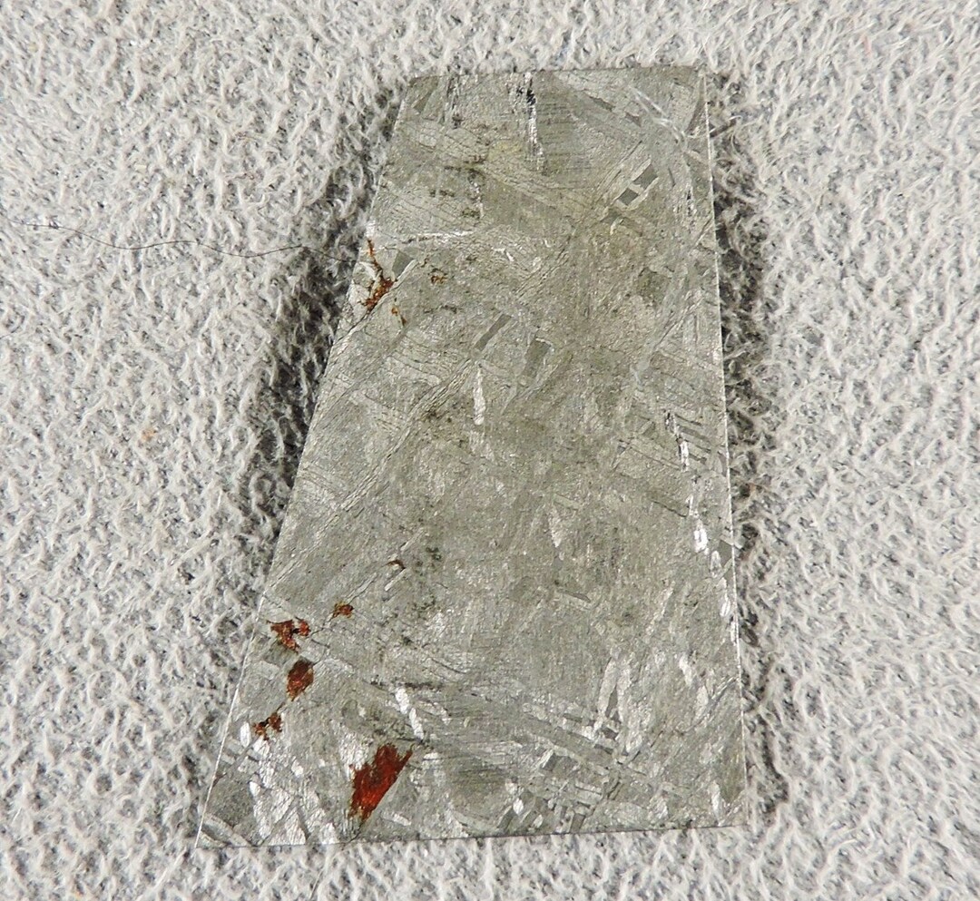 Meteorite Slice, Meteorite Sliced and Etched Cab, Meteorite Slice From ...