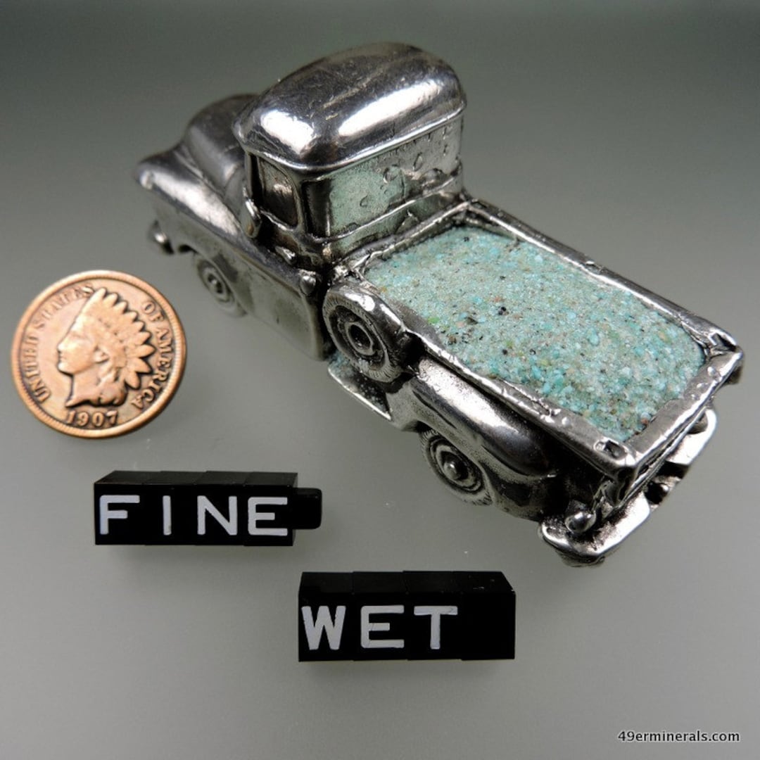 Crushed Turquoise, Sleeping Beauty Green Turquoise #15, Wood Inlay ...