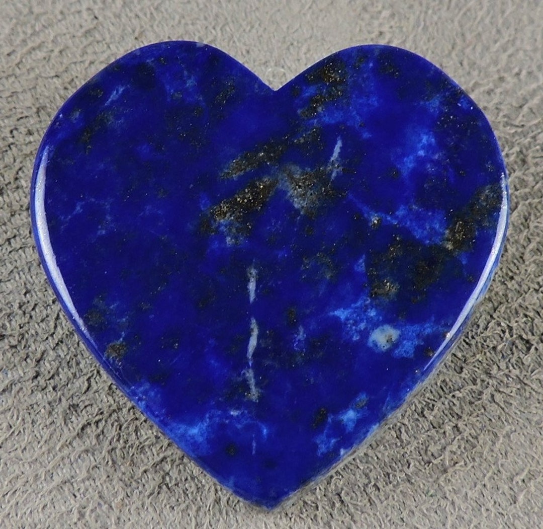 Lapis Cabochon, Lapis Lazuli Heart, Lapis Cab, Lapis Afghanistan, C5865 ...