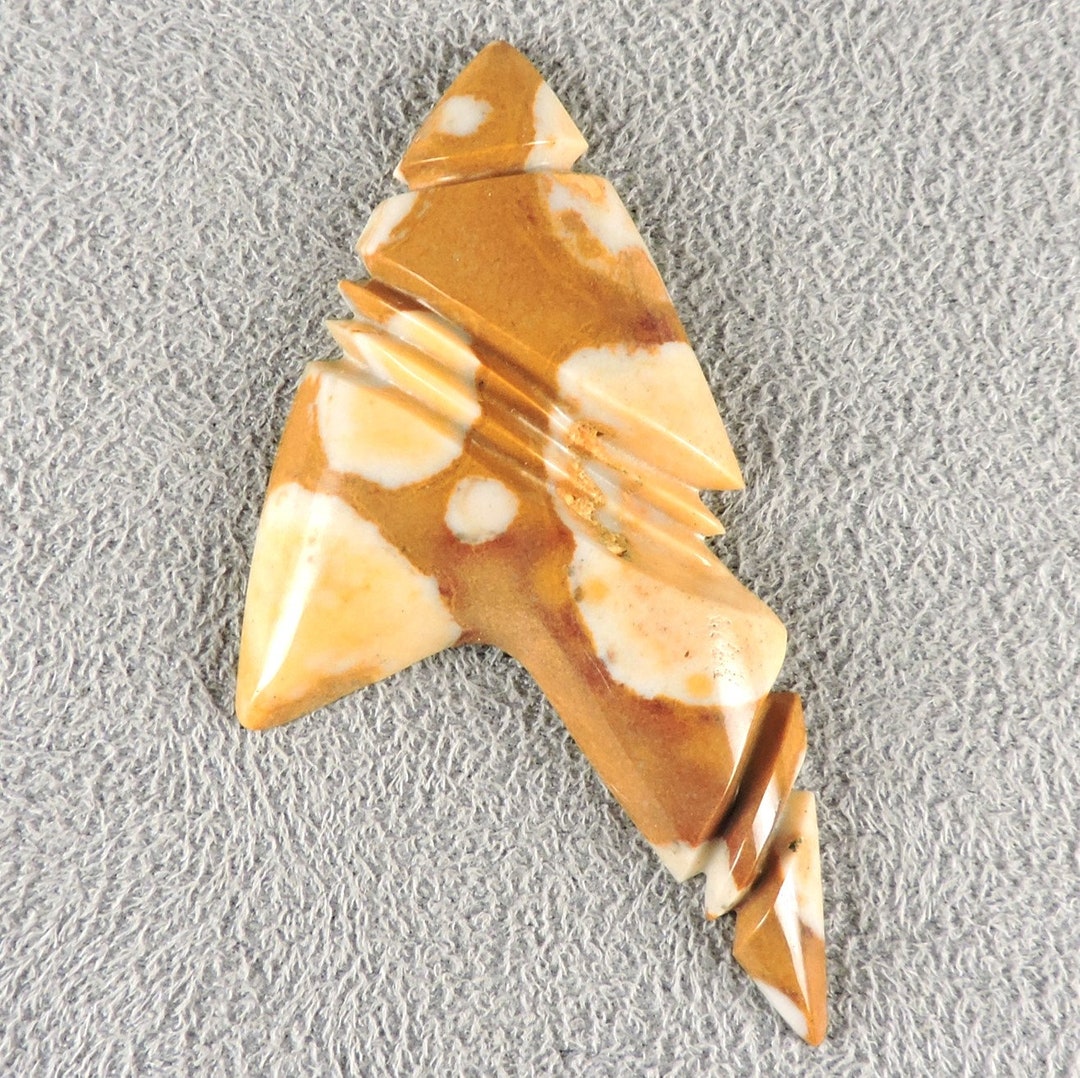 Fawn Stone Cabochon Sculpt, Fawn Stone Badge Cab, C6423, Hand Cut by ...