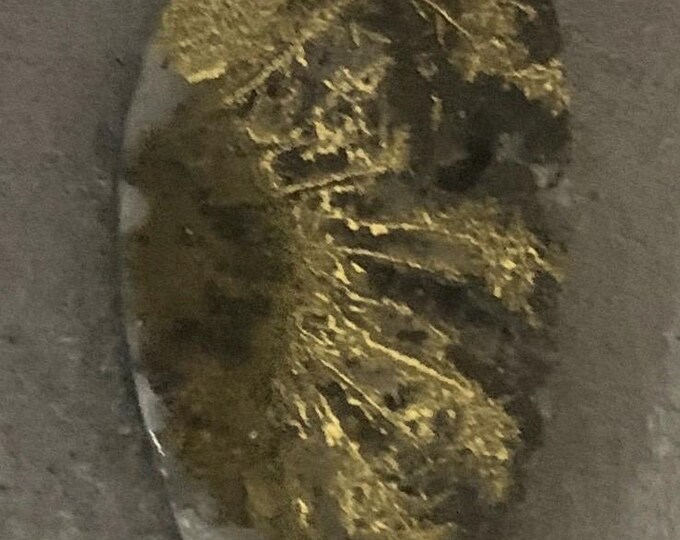 Native Gold in Quartz Cabochon, Gold in Quartz, Mclaughlin Mine CA ...