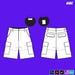 Cargo Shorts Mockup – JPG PNG PDF | Streetwear Utility Design Template ...