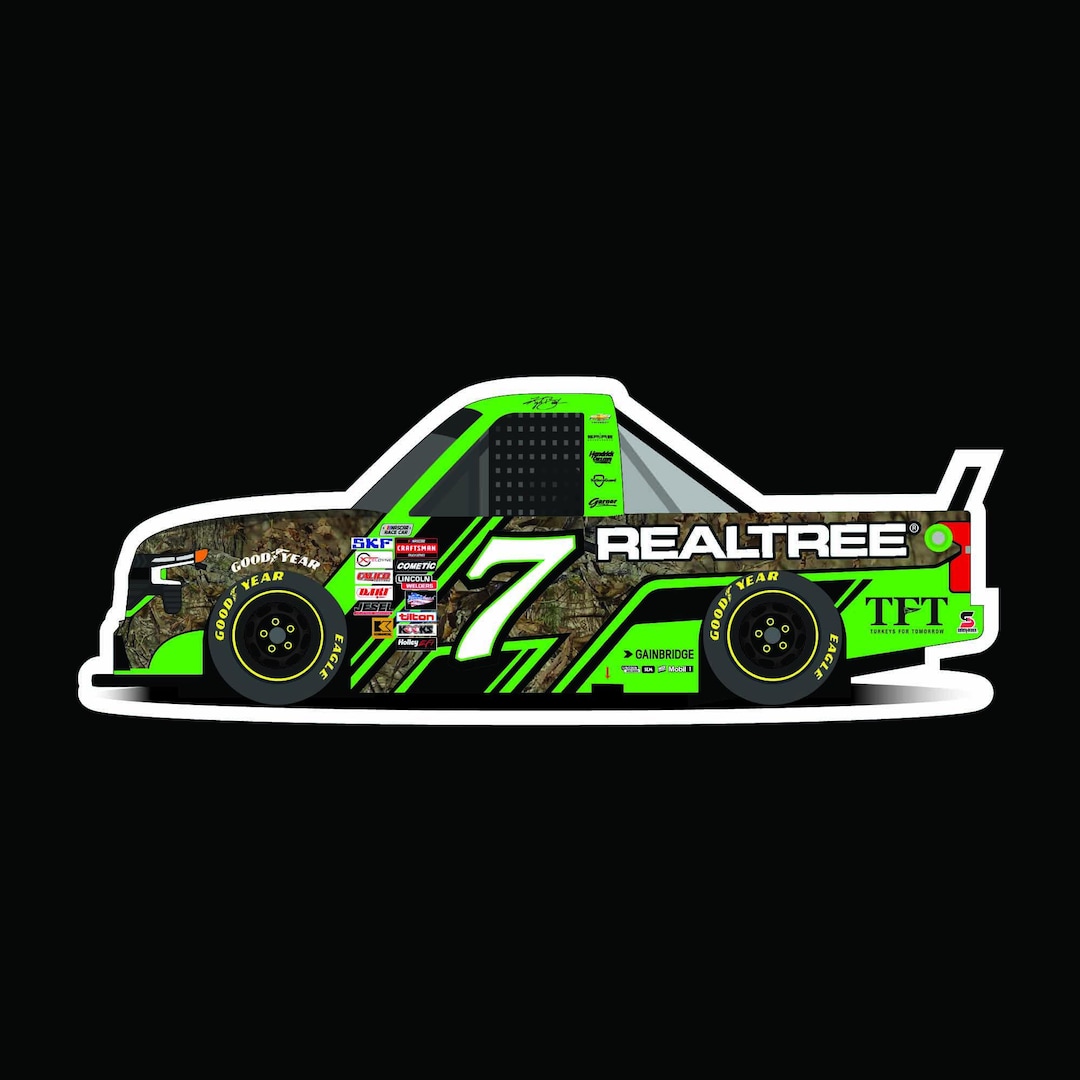 2024 NASCAR Kyle Busch Realtree Sticker - Etsy