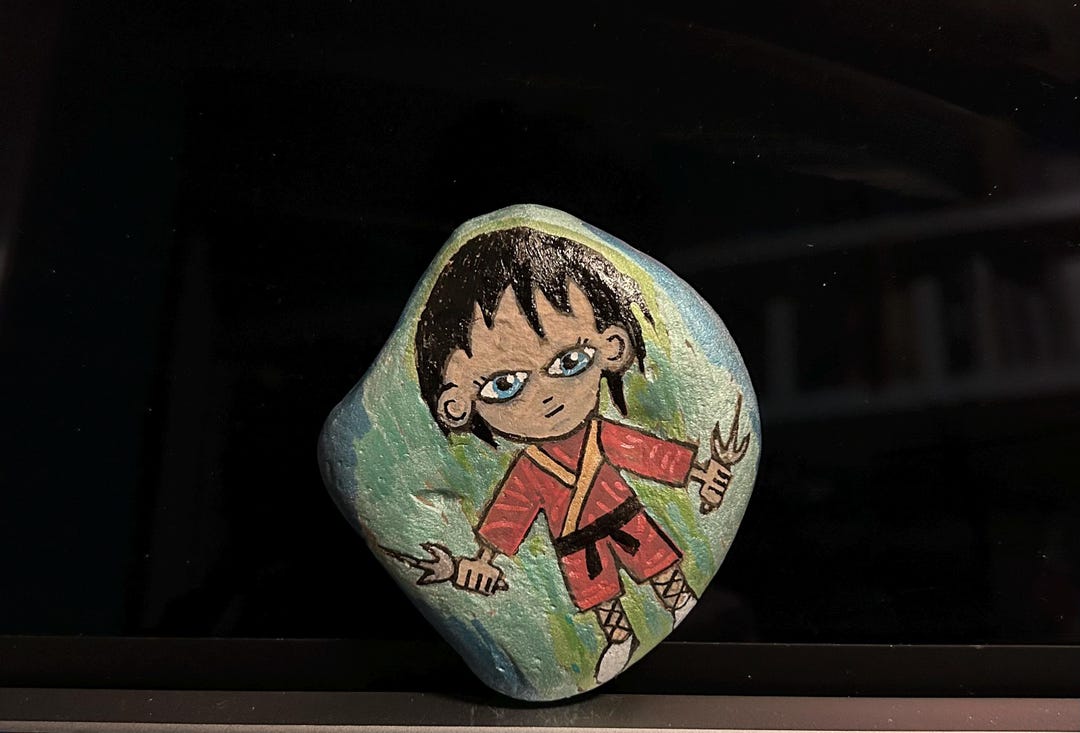 Ninja, Anime, Rock, Stone, Rocks, Stones, Rock Painting, Stone Painting ...