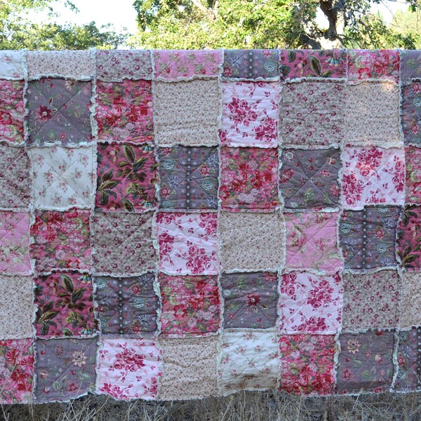 Queen Size Rag Quilt - Etsy