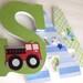 Personalized Wood Letter Set Firetruck Fire Engine Theme | Etsy