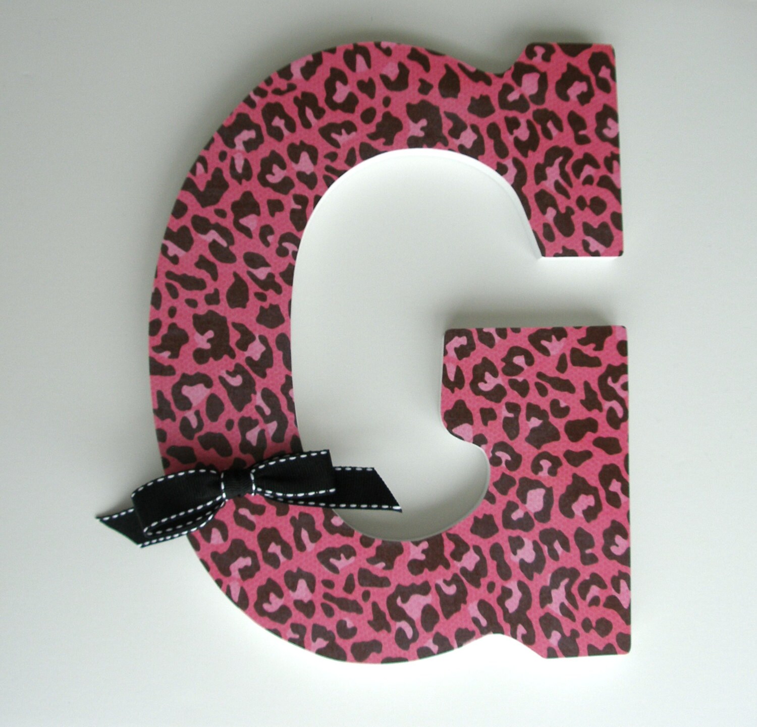 Zebra Print Wood Letters