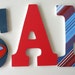 Set of 3 Decorated 9 Wooden Letters Nursery Name Décor - Etsy