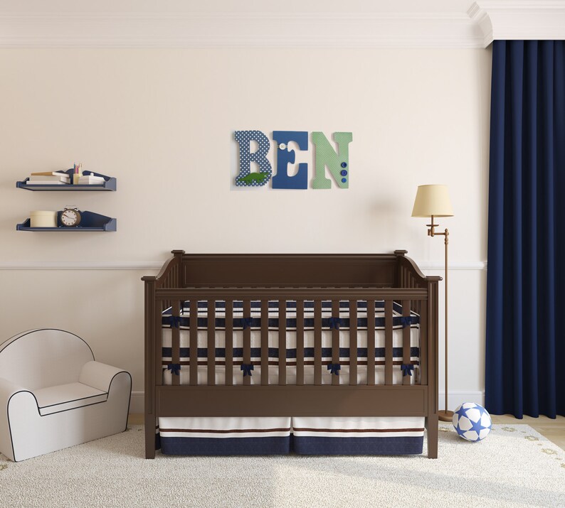 Alligator Custom Wooden Letters Personalized Nursery Name - Etsy