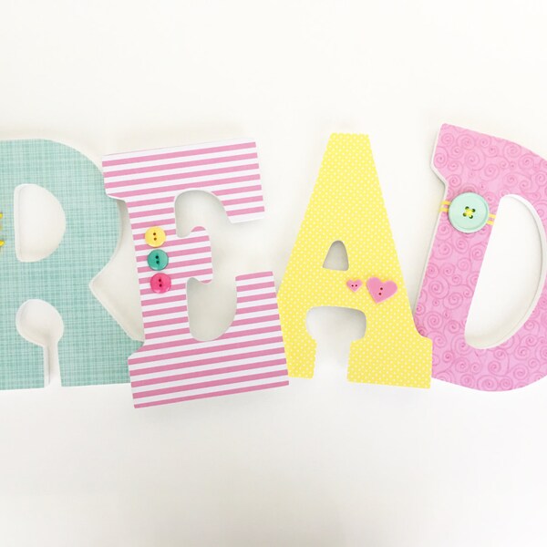 Hanging Wall Letters - Etsy