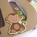 Monkey Custom Wooden Letters, Personalized Nursery Name Décor, Boy ...