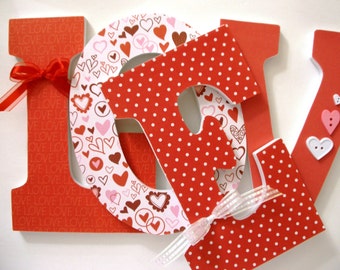 Set of 7 Decorated 9 Wooden Letters Nursery Name Décor | Etsy