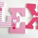 Set of 5 Decorated 9 Wooden Letters Nursery Name Décor - Etsy