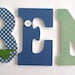Alligator Custom Wooden Letters, Personalized Nursery Name Décor, Boy ...