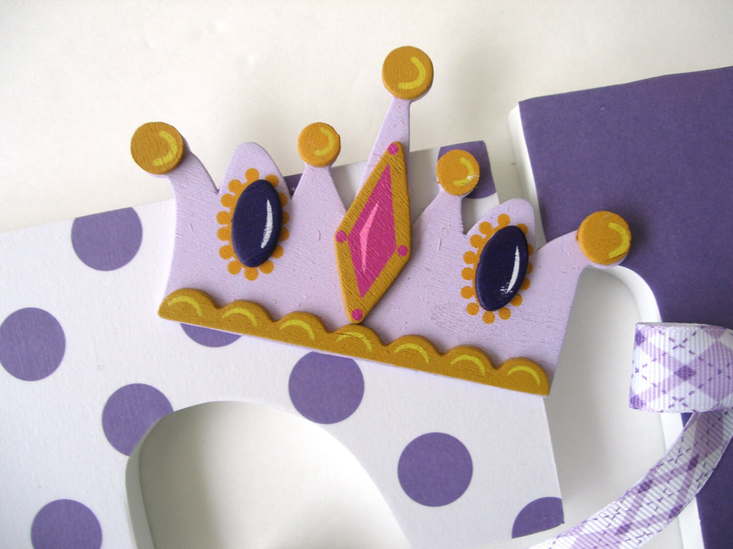 Baby Nursery Wall Letters Purple Princess Theme Custom Wood - Etsy Canada