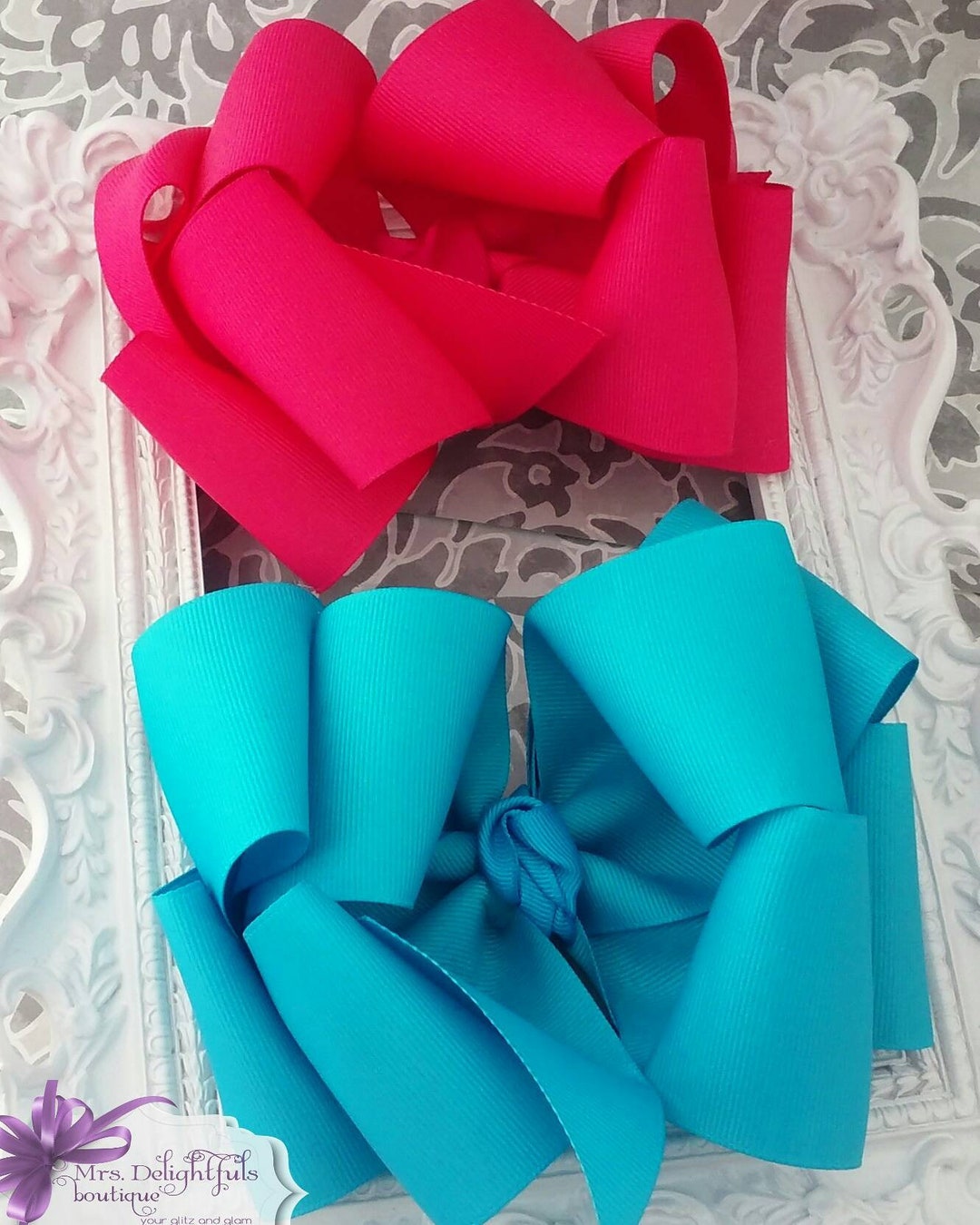 Double Stack Bow - Etsy