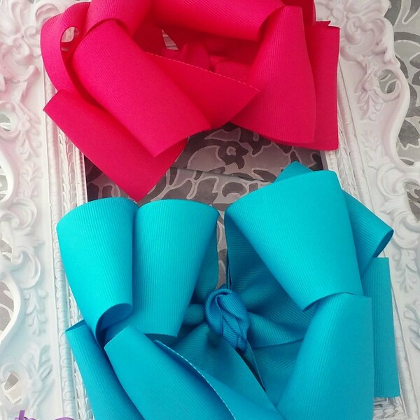 Double Stacked Bow - Etsy