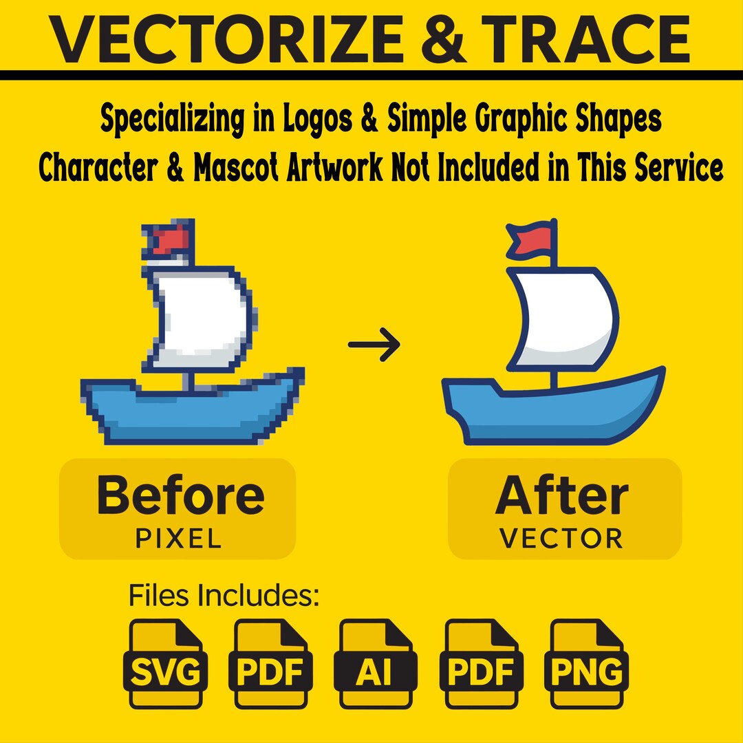 Vectorize & Trace Service PNG SVG | Image to Vector Conversion, Remove ...