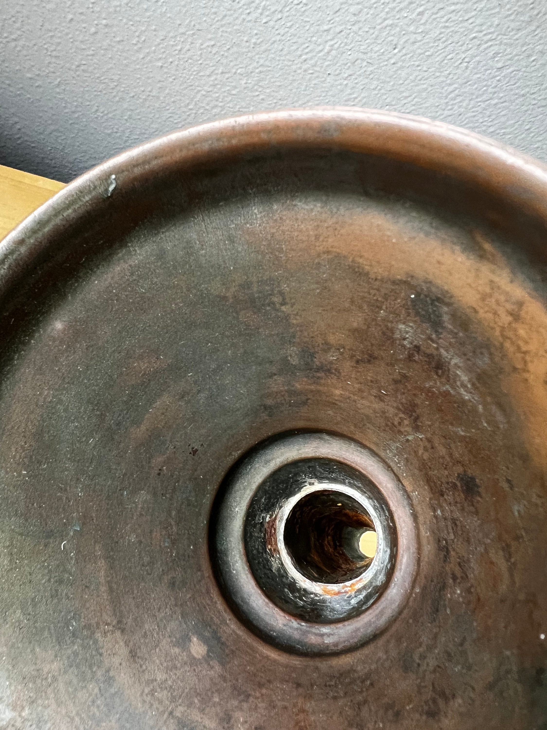 Vintage Copper Funnel, Rolled Lip, Original Patina, Beautiful Details ...