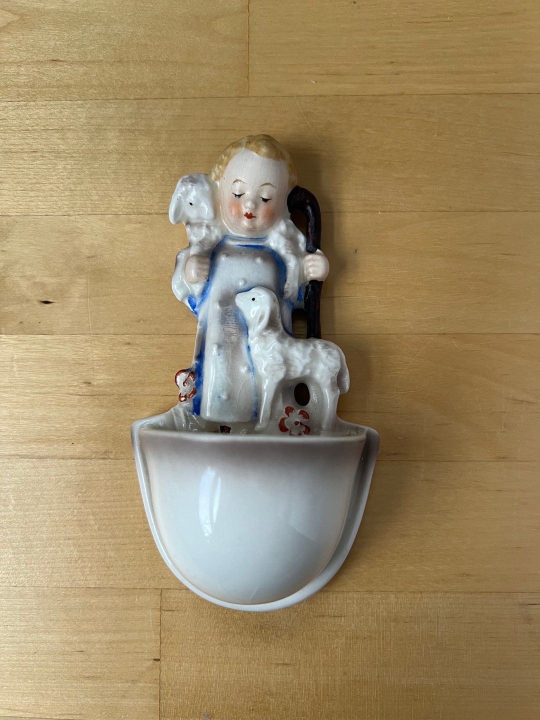 Hummel Holy Water Font, Ceramic, Good Shepherd, 1960-1970s, Vintage Religious Decor - Etsy