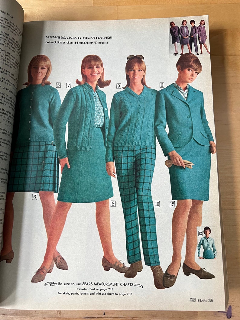 Vintage Sears Catalog 1966, Fall-winter, Original, Nice Copy, Mid ...