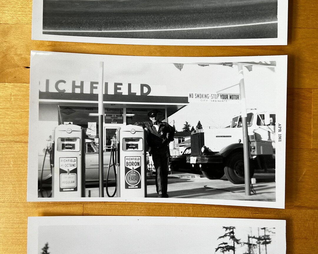 Richfield Service Station Photographs, Vintage Gas Station, Gas Pump ...