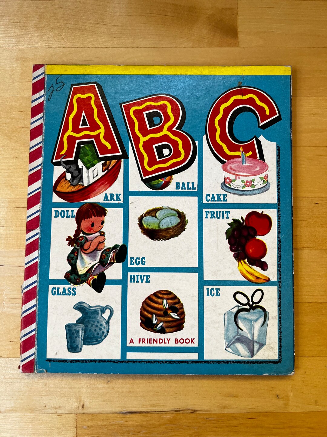 ABC Book, Vintage Copyright 1950, Pictures by Elsie Darien, John Martin ...