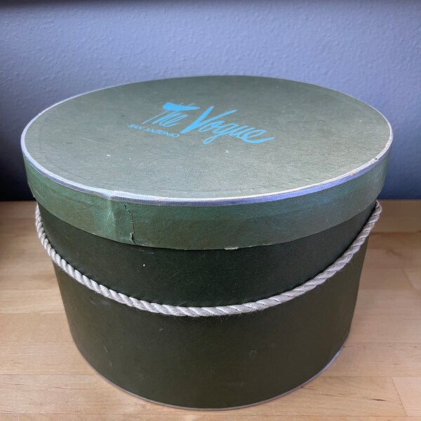 Vintage Hat Box - Etsy