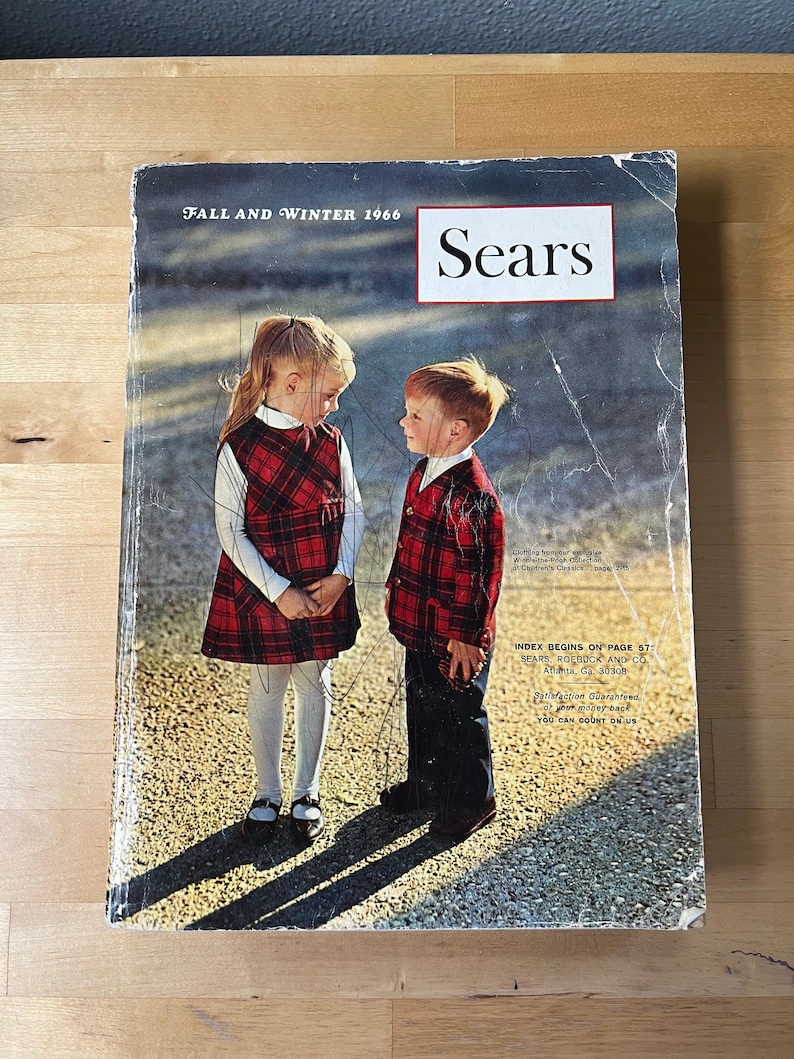 Vintage Sears Catalog 1966, Fall-winter, Original, Nice Copy, Mid ...