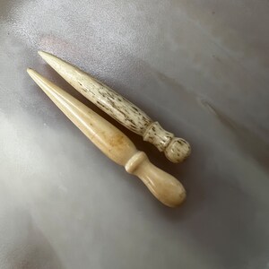 Antique Awl Pair Bone Textile Making Tool Small Bodkin - Etsy