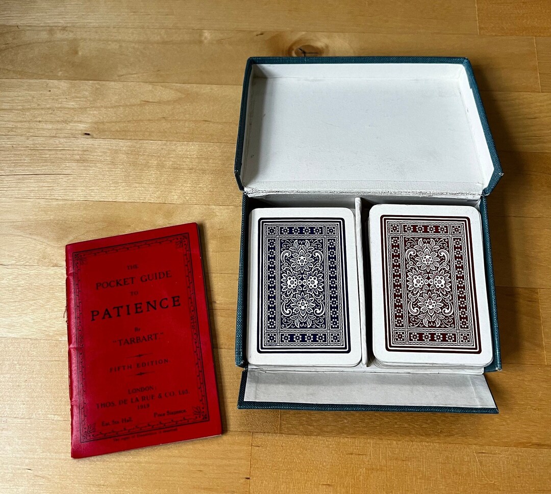 Patience Card Set in Box With Booklet, 1919, by Tarbart. London ...