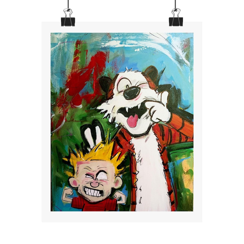 Calvin and Hobbes Matte Vertical Posters, Art Prints, Wall Decor ...
