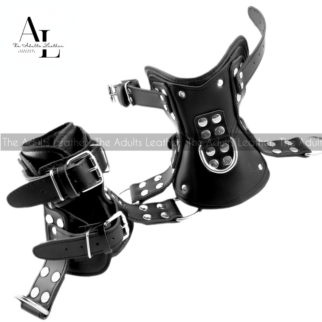Handcrafted Heavy Duty Leather Ankle Suspension Restraints | Fetish ...