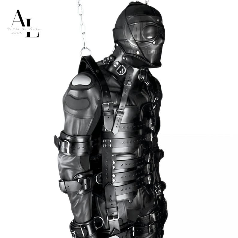 Handcrafted Leather Full Body Suspension Harness - BDSM Restraint Suit ...
