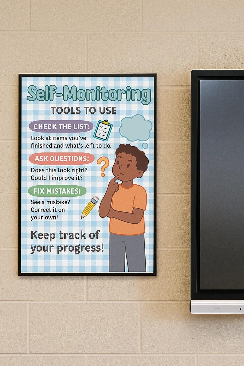 Calm Corner Poster: Emotional Regulation Visual Aid for Neurodivergent ...