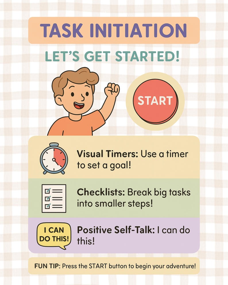 Calm Corner Poster Printable 6 Pack Bundle Emotional Regulation Visual ...