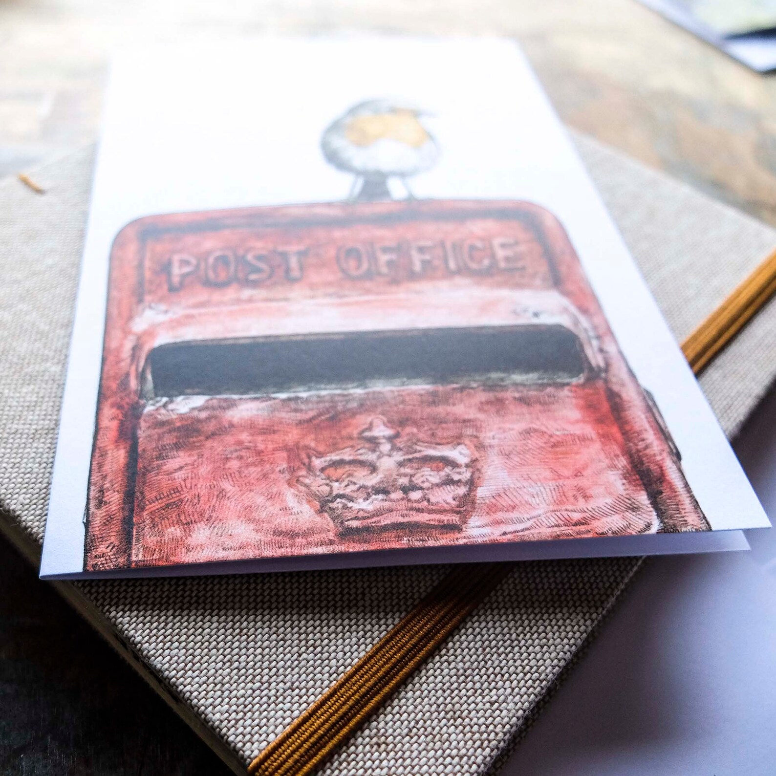 Christmas Robin Card Royal Mail Robin Blank Inside Winter - Etsy