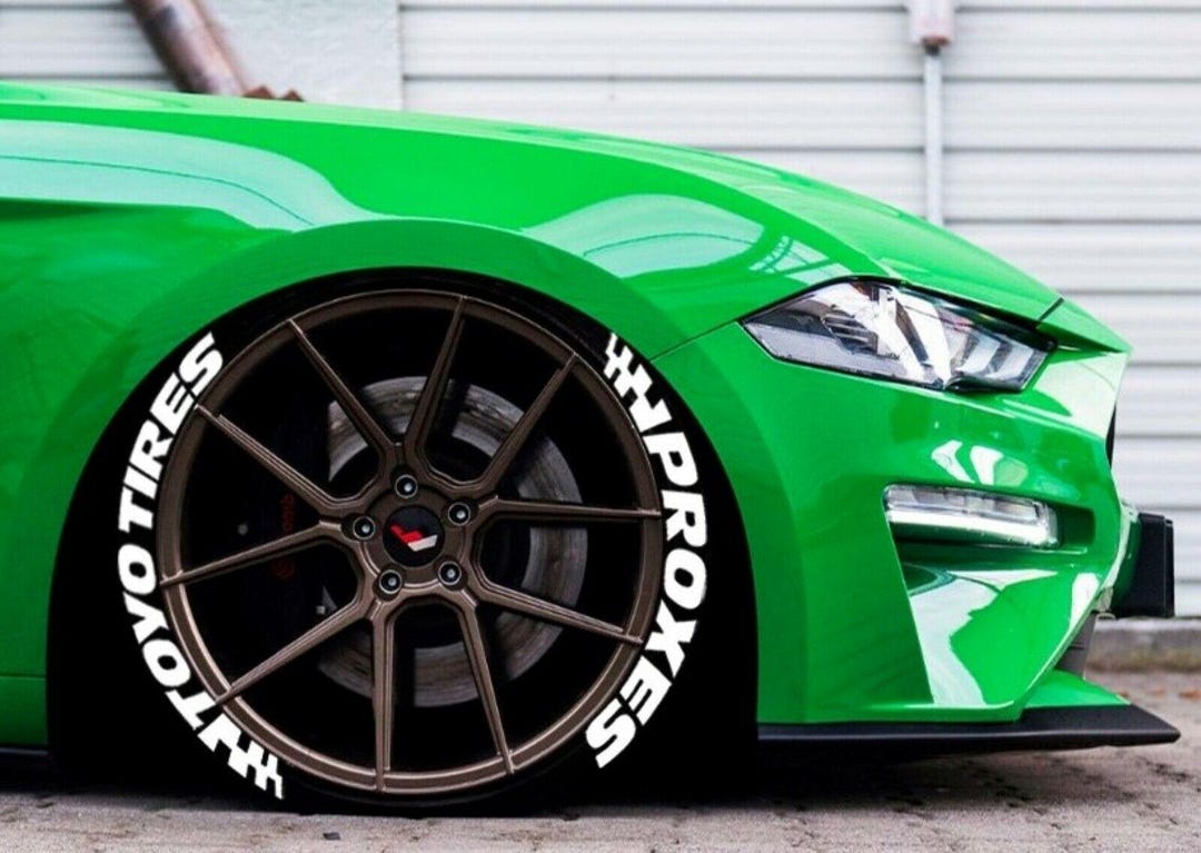 Toyo Tires Proxes Flag Permanent Sticker Tire Stickers Tire Letters 1. ...