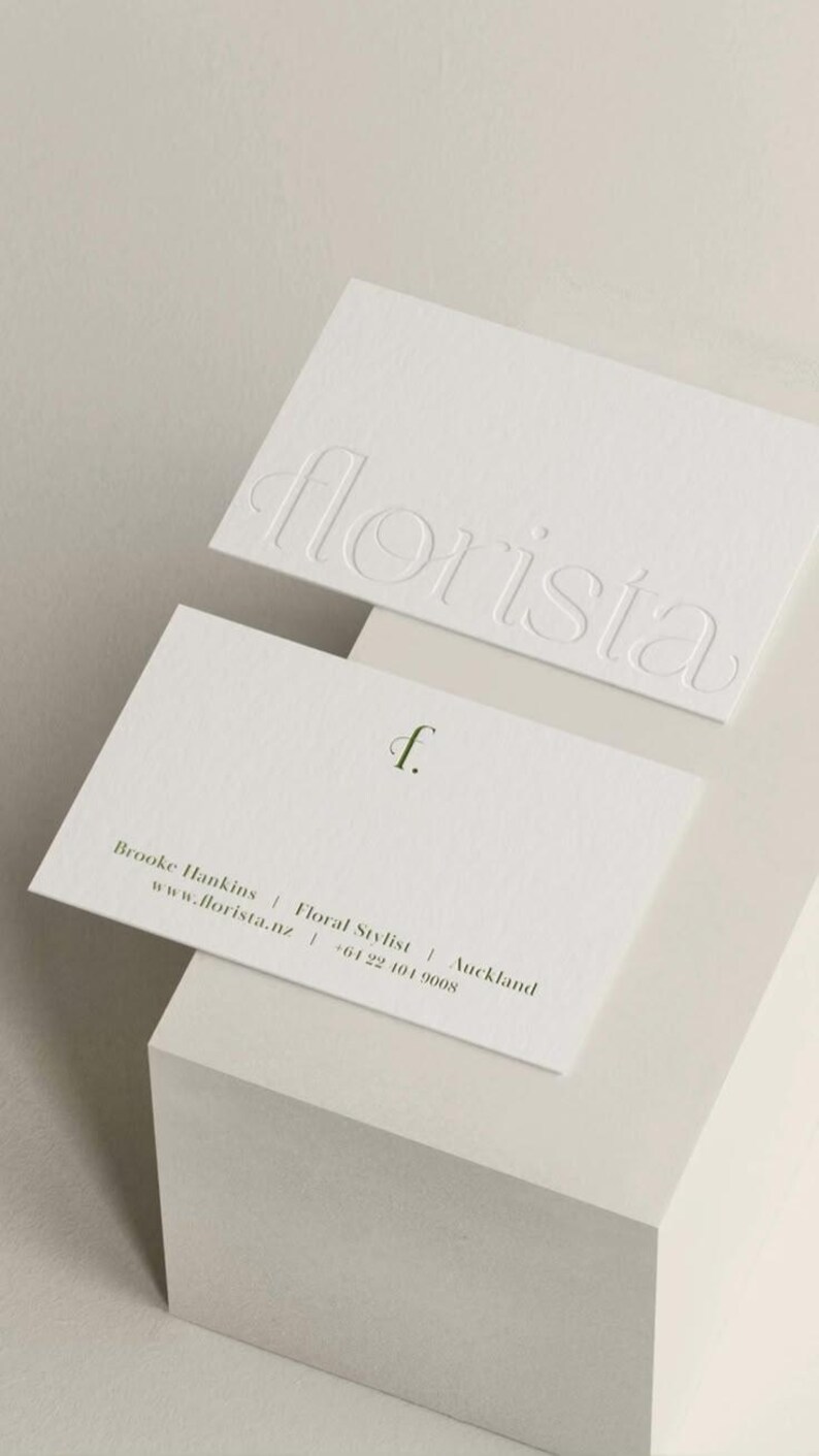 Custom Debossed Business Cards - 1000 Pcs | Thick Luxury Business Card ...