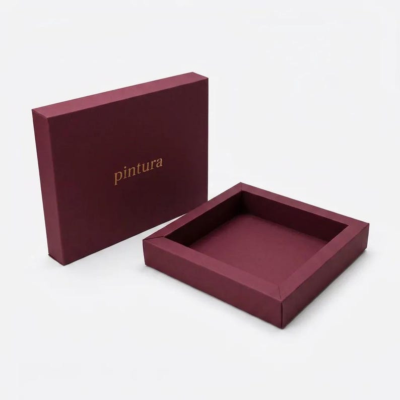 Custom Jewelry Boxes 9x9x3.5 Cm , Personalized Gift Packaging With Logo ...