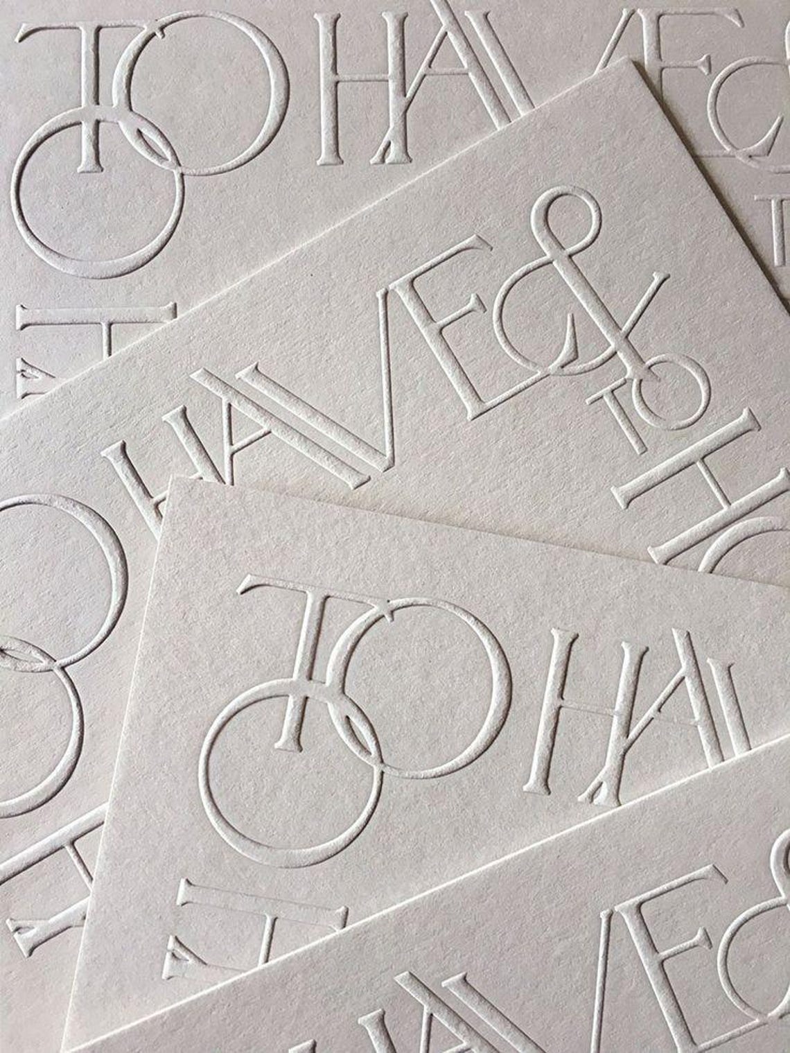 Embossed Personalised Business Cards 250 Pieces - Etsy