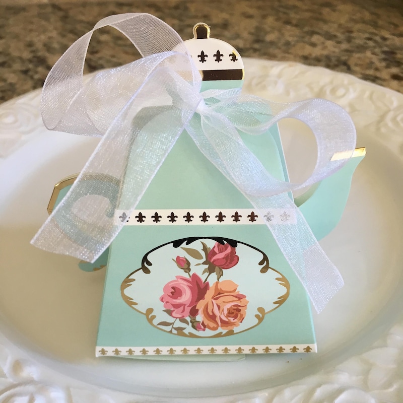 Tea Party Favor Box - Etsy