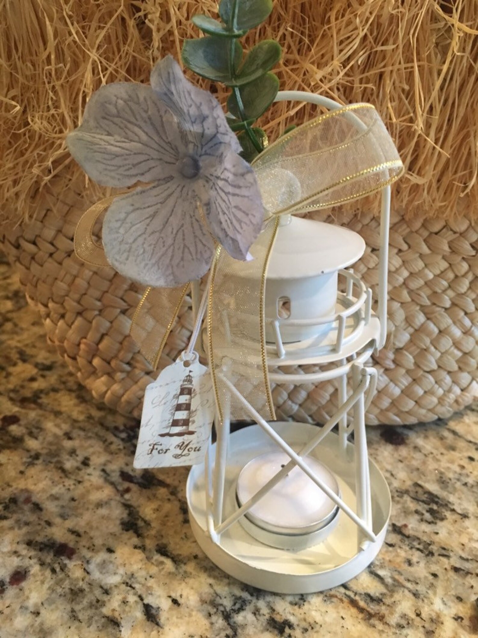 Set of 12 Candle Lighthouse Lanterns Cream Wedding - Etsy
