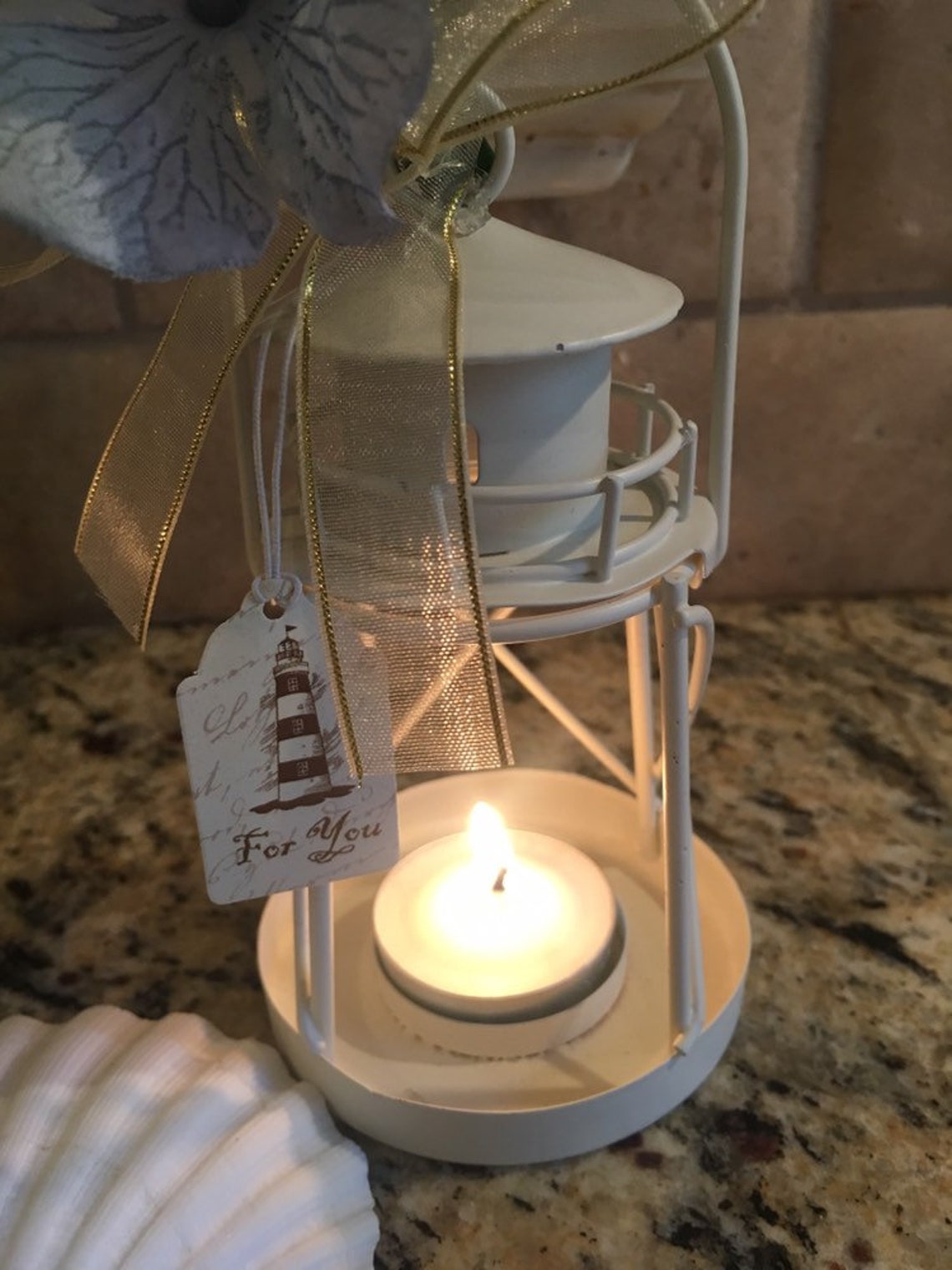Set of 12 Candle Lighthouse Lanterns Cream Wedding - Etsy