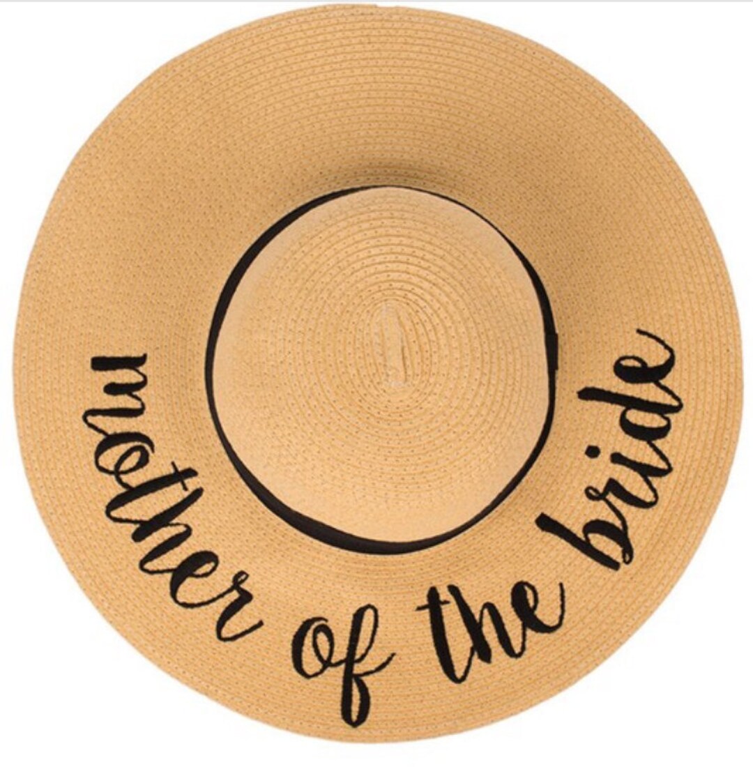 Bride Tribe Sun Hat, Personalized, Bridesmaid Gift, Wedding Photo Prop ...
