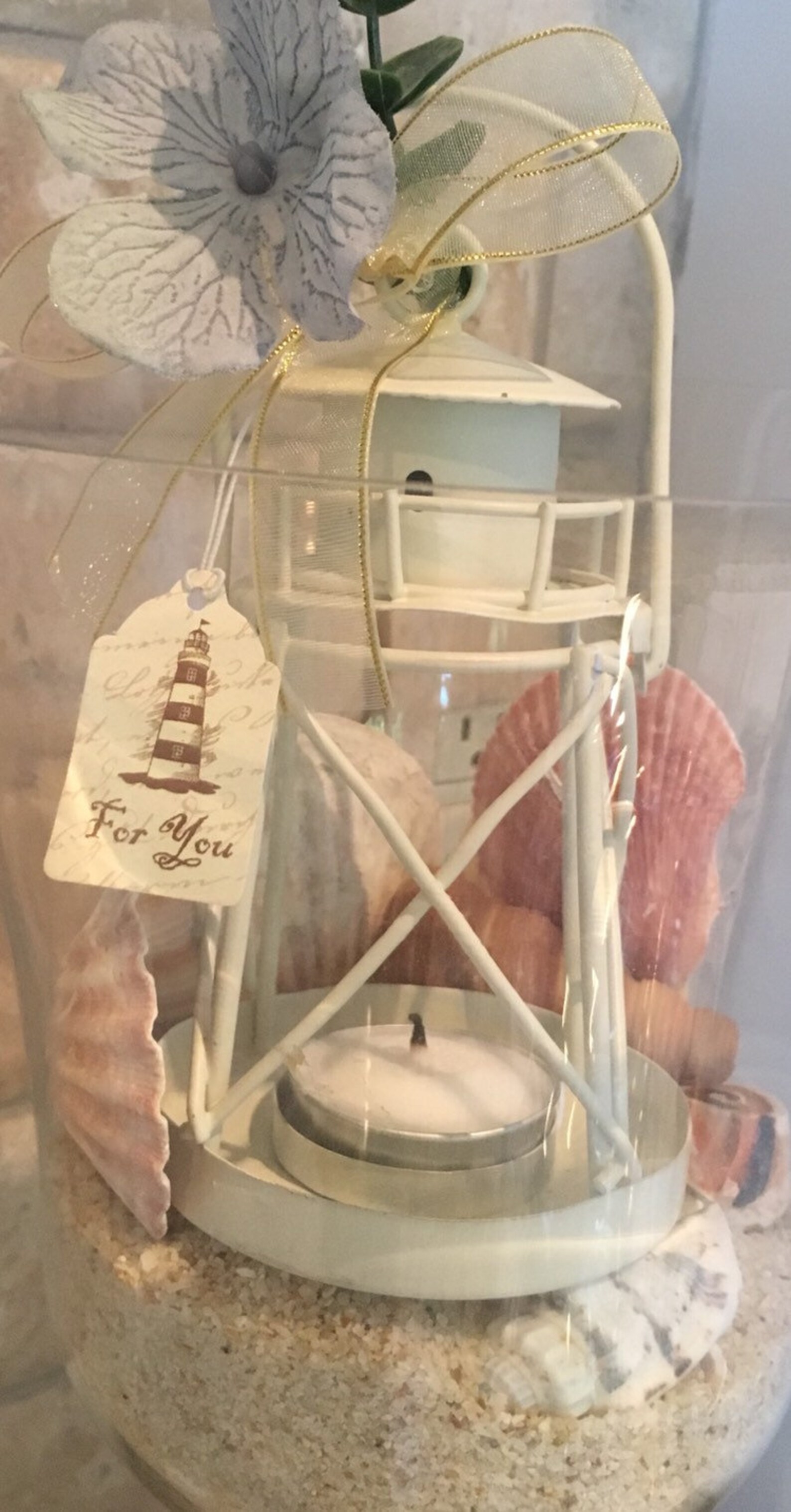 Set of 12 Candle Lighthouse Lanterns Cream Wedding - Etsy