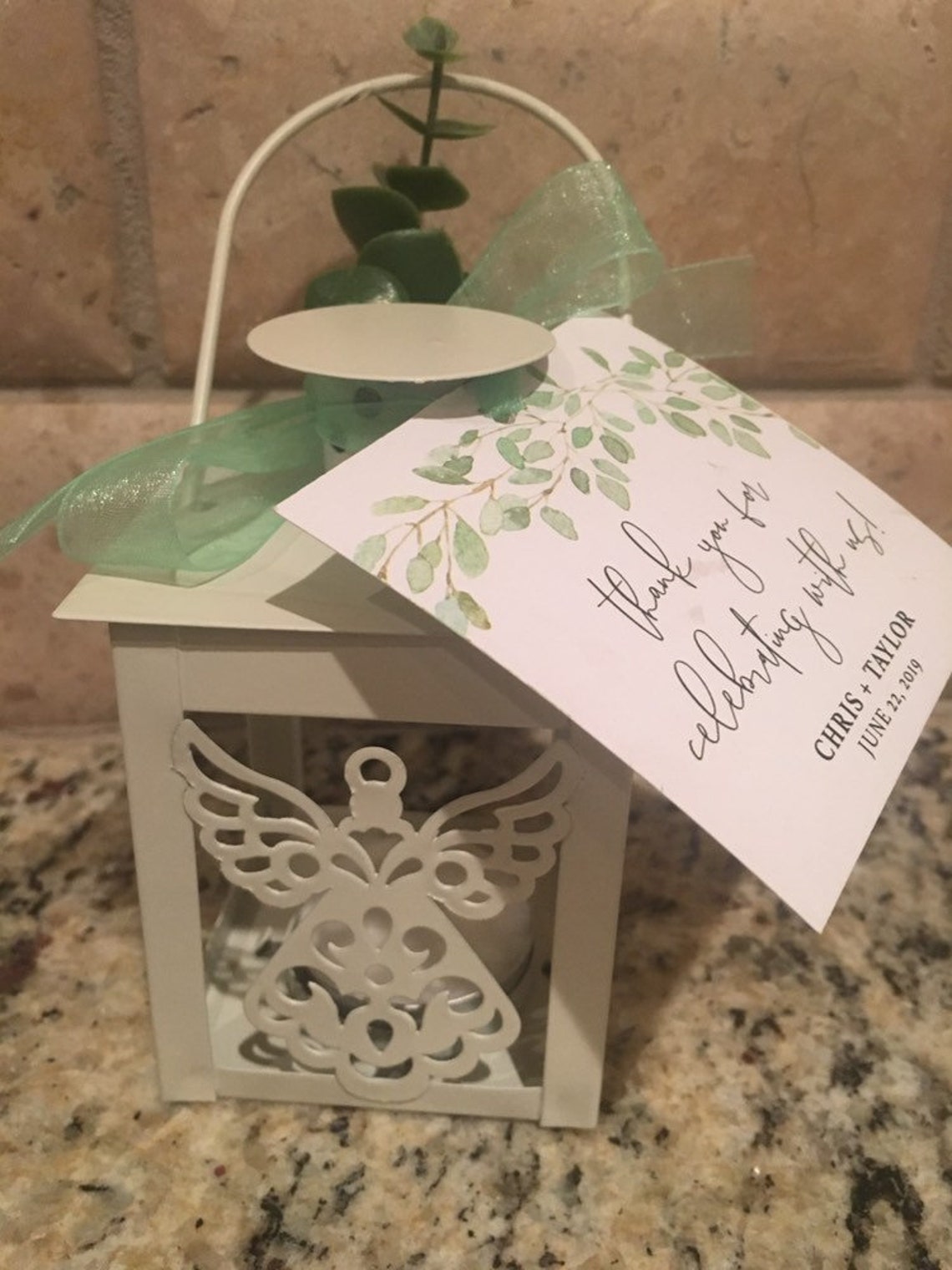 Single Angel Lantern Sample Decorated Candle Mini Lanterns | Etsy